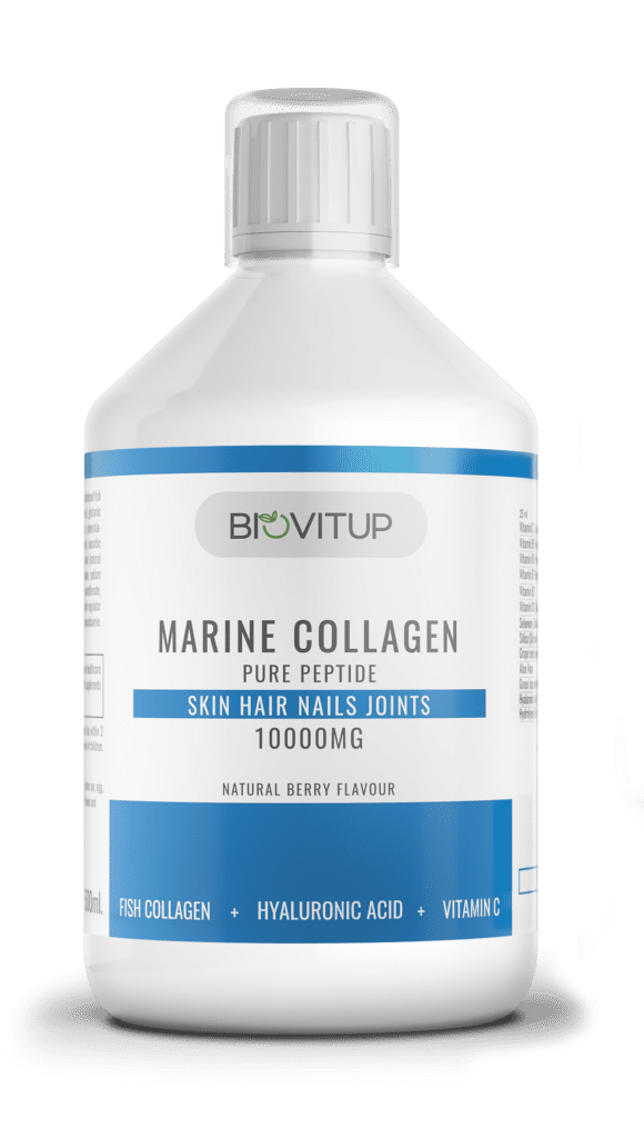 Kolagenas 10000 mg Hialurono rūgštis. Kolageno peptidai Odai